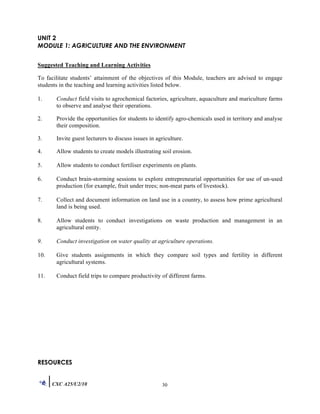 Cape Environmental Science syllabus | PDF