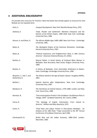 CAPE® History Syllabus, Specimen Paper, Mark Scheme and Subject Reports.pdf