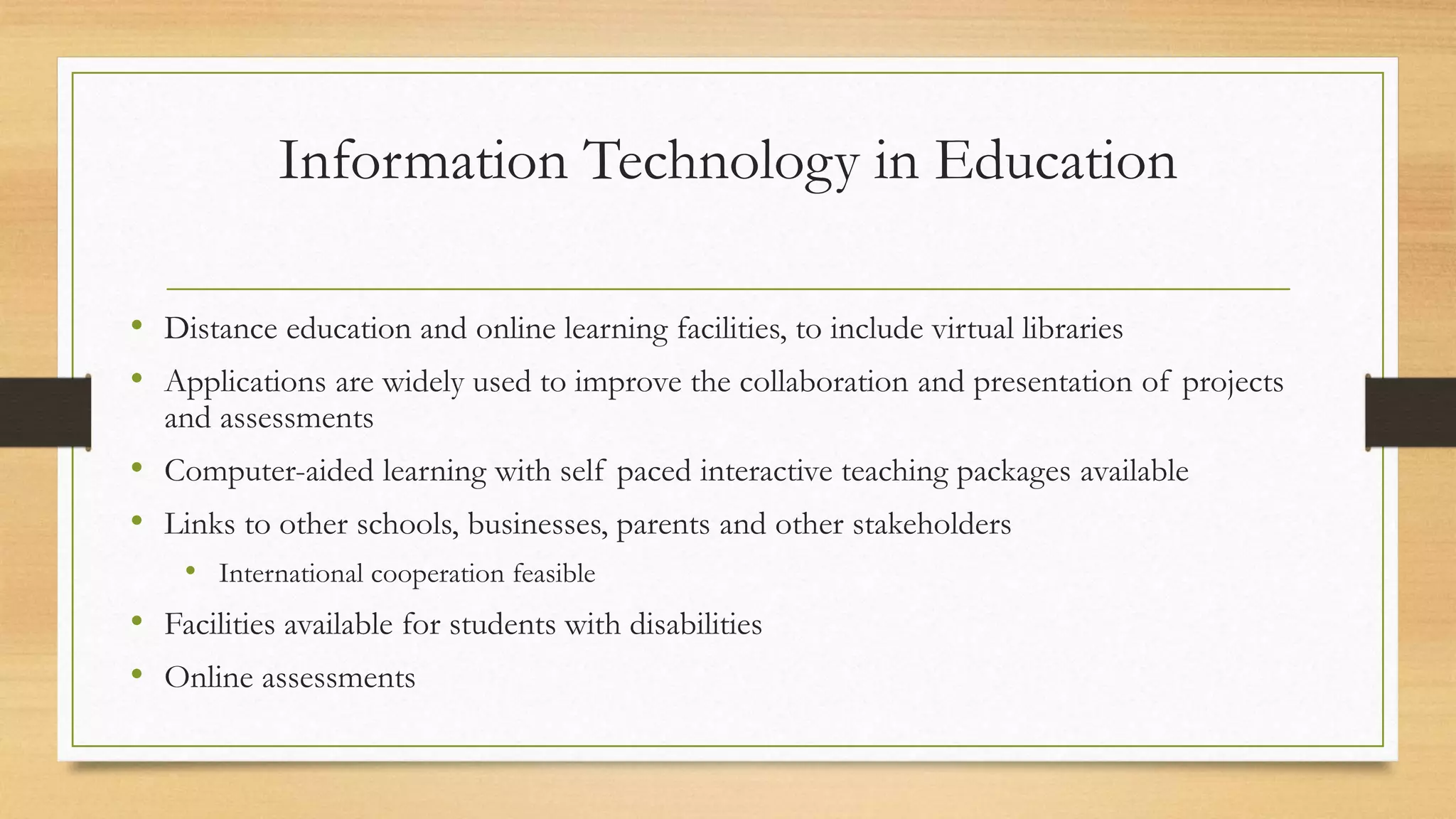 The impact of information technology on society | PPTX