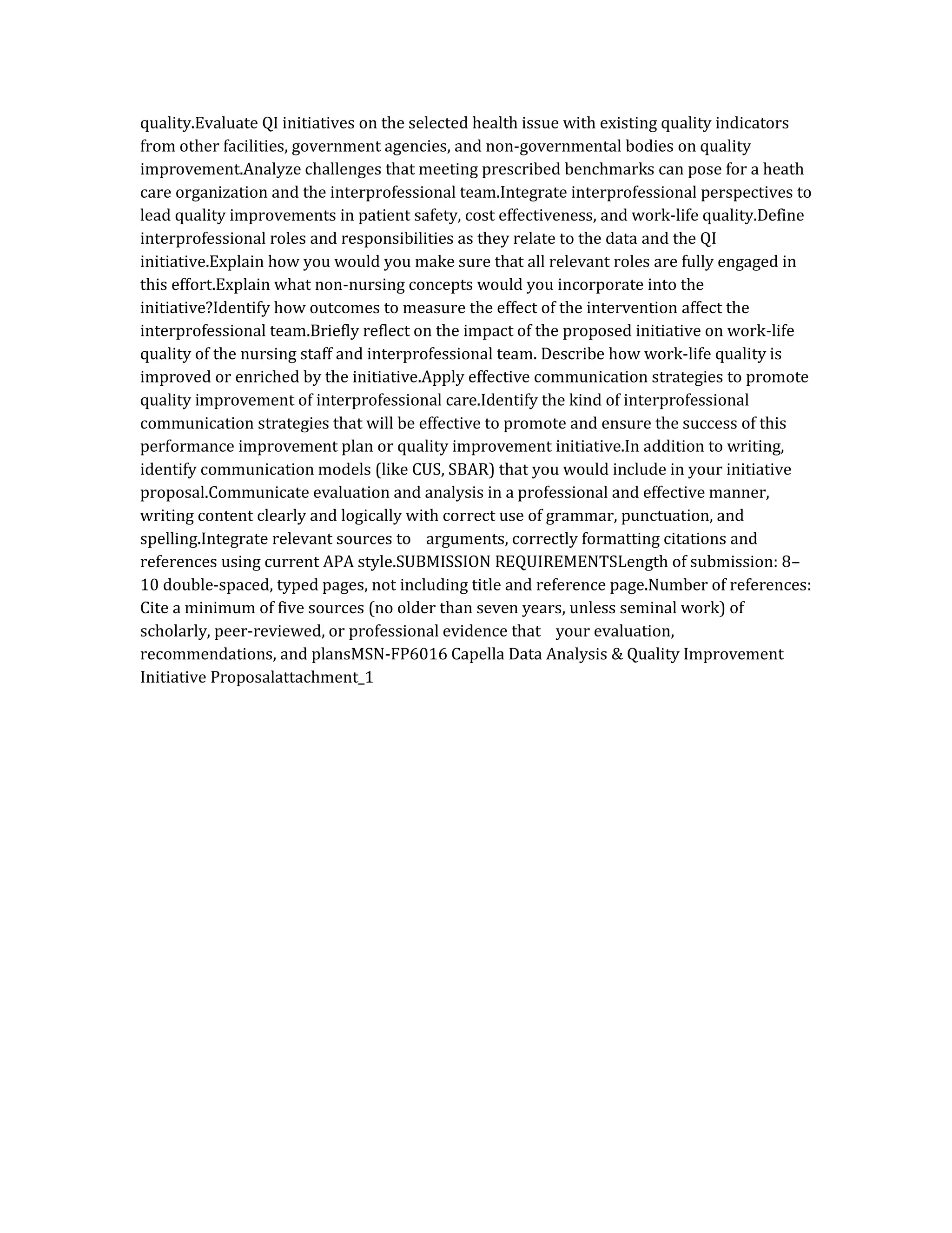 Capella Data Analysis Quality Improvement Initiative Proposal.docx