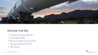 [Capella Days 2020] High-Speed Transportation Case-Study, by Virgin Hyperloop | PPT