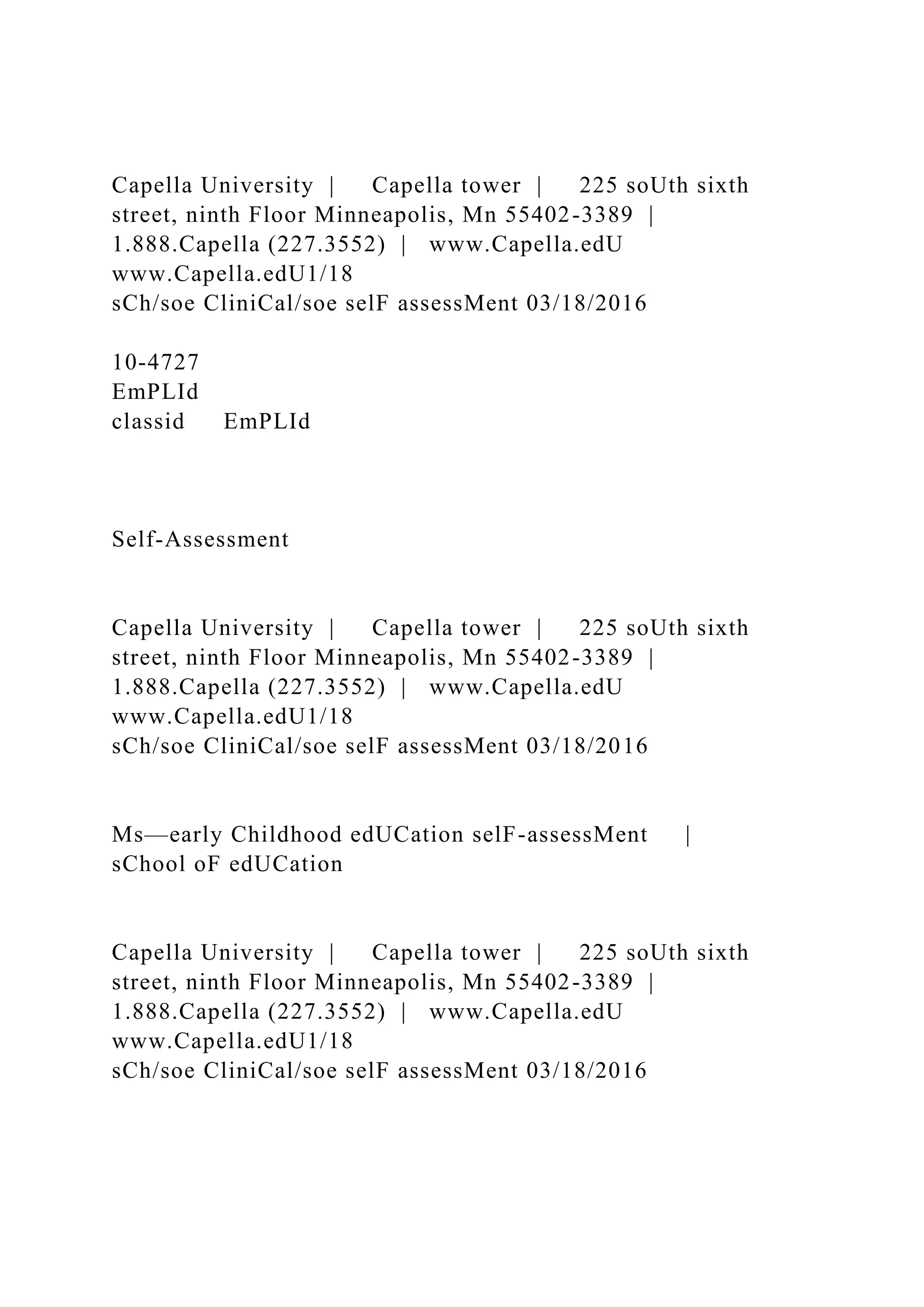 Capella University Capella tower 225 soUth sixth str.docx