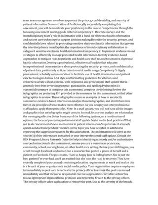 Capella University Protected Health Information Assessment.docx