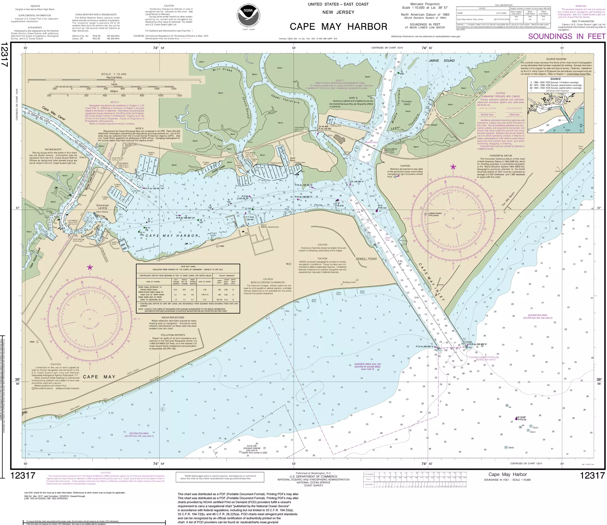 Cape May Harbor Nautical Chart nautical Chart 12317.pdf