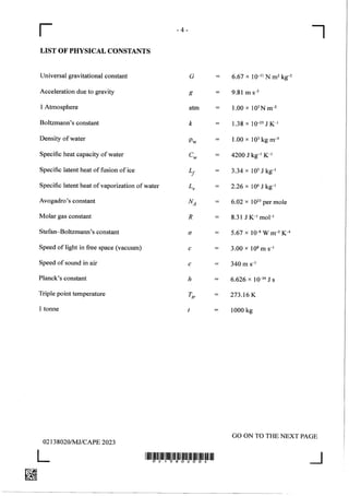 CAPE Physics 2023 U1 P2.pdf