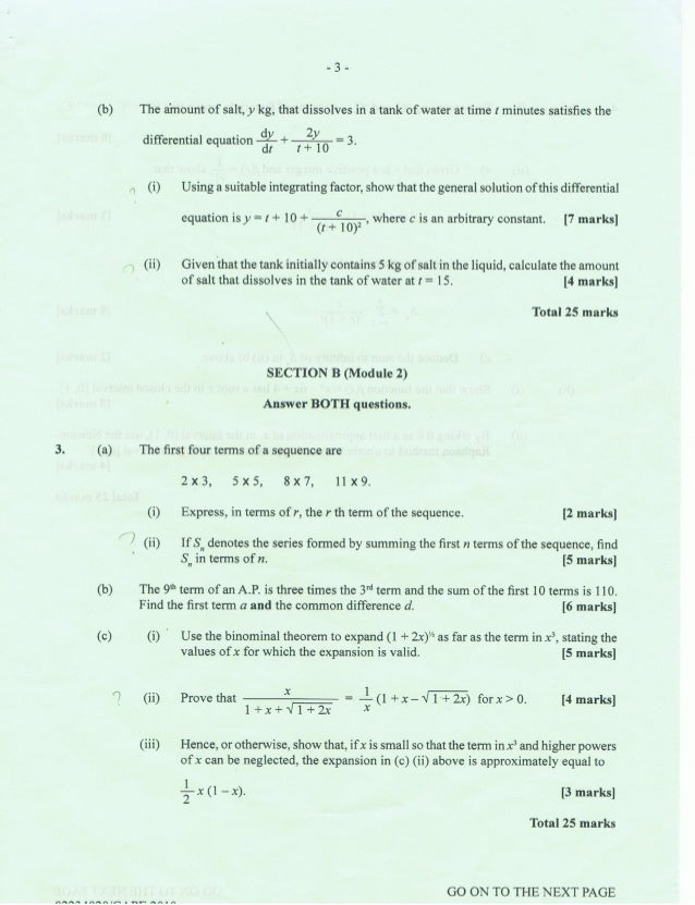 Cape pure math 2010 unit 2 paper 2