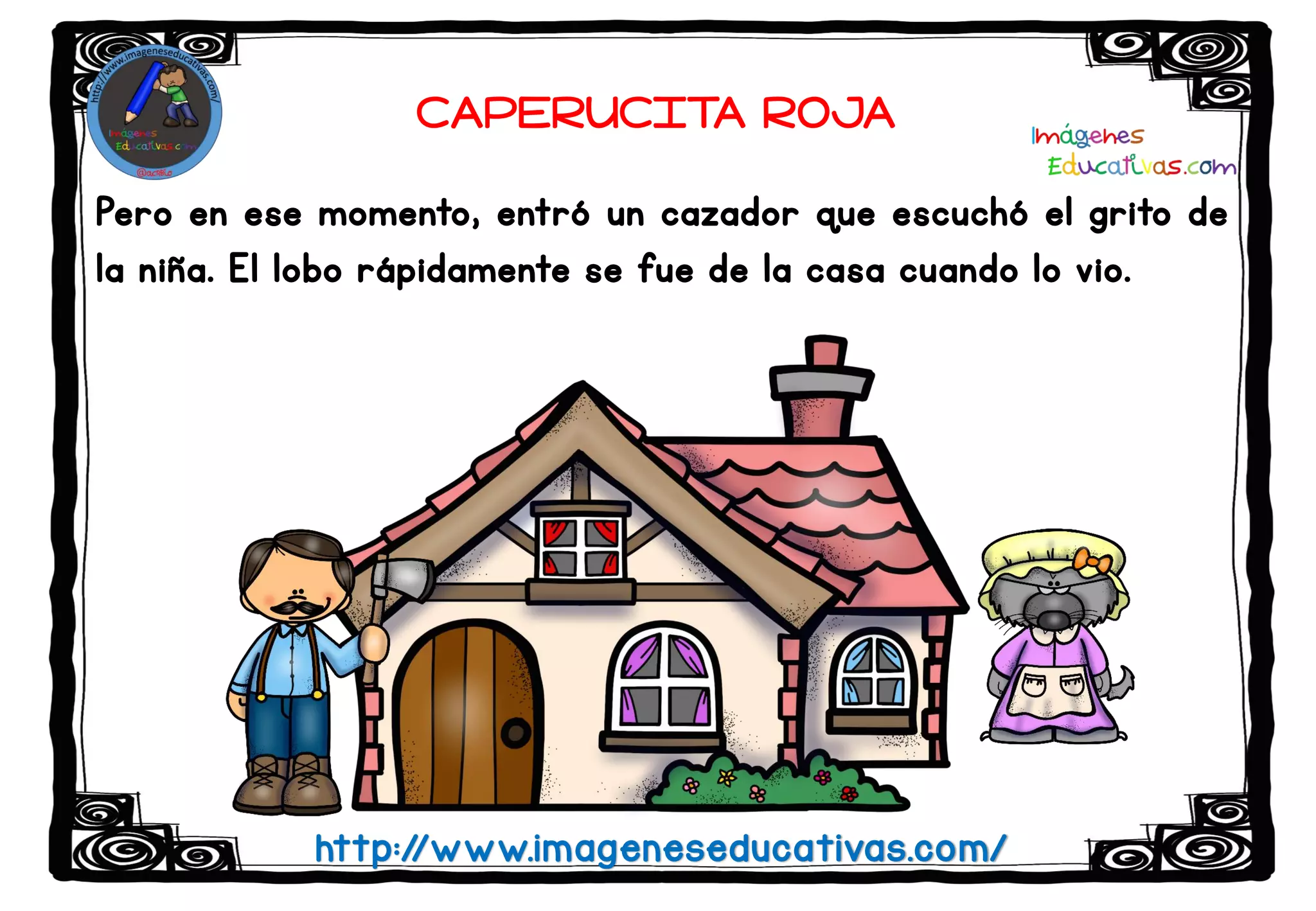 Caperucita roja-cuento-formato-tarjetas-color-pdf | PDF