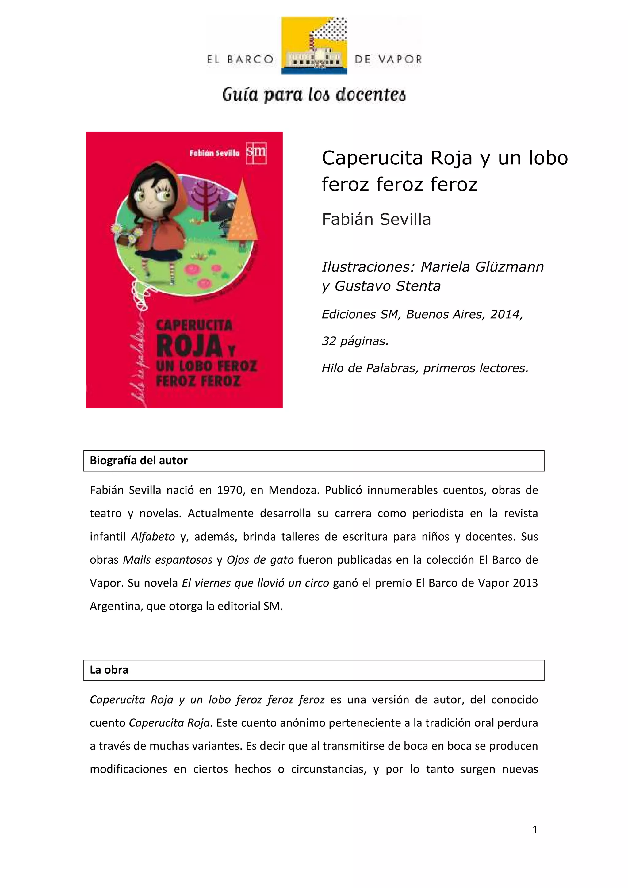 Caperucita roja-y-un-lobo-feroz-feroz-feroz-guia | PDF