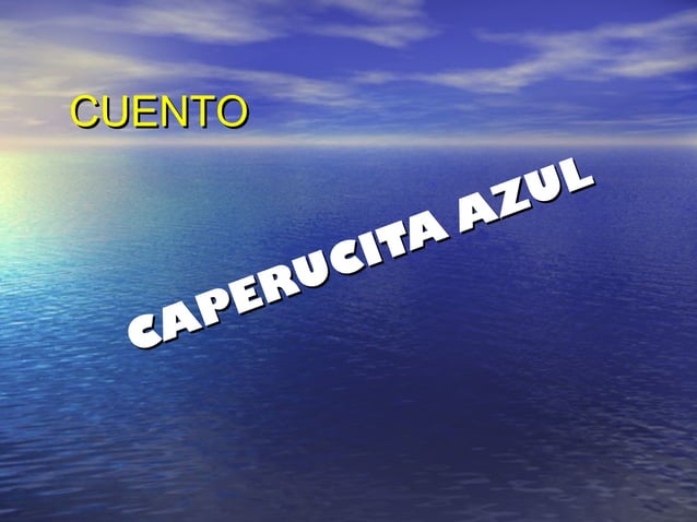 Caperucita azul | PPT