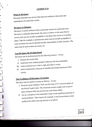 Cape Sociology Unit 2 Study Guide | PDF