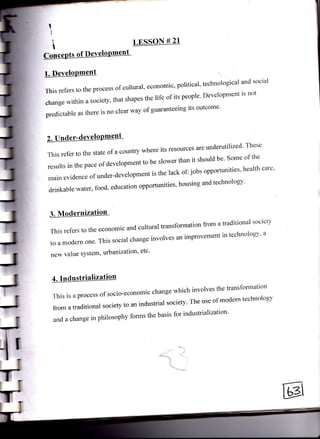 Cape Sociology Unit 2 Study Guide | PDF