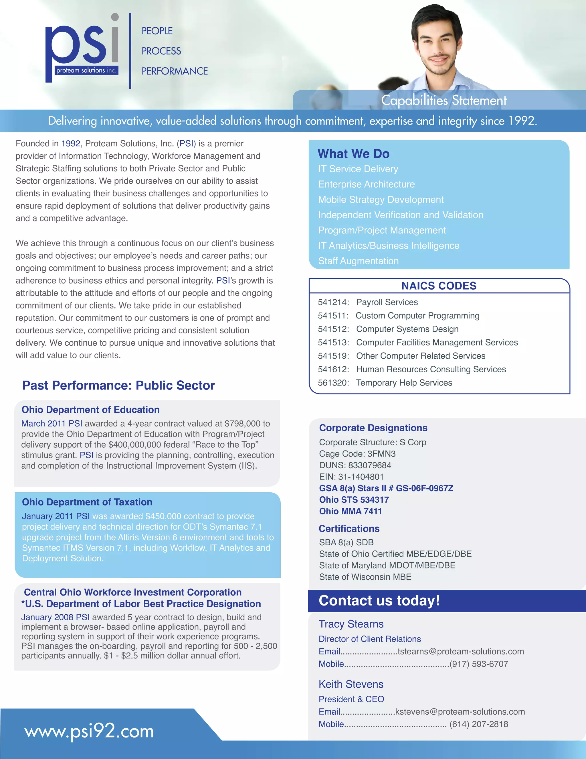 Capabilities Statement | PDF