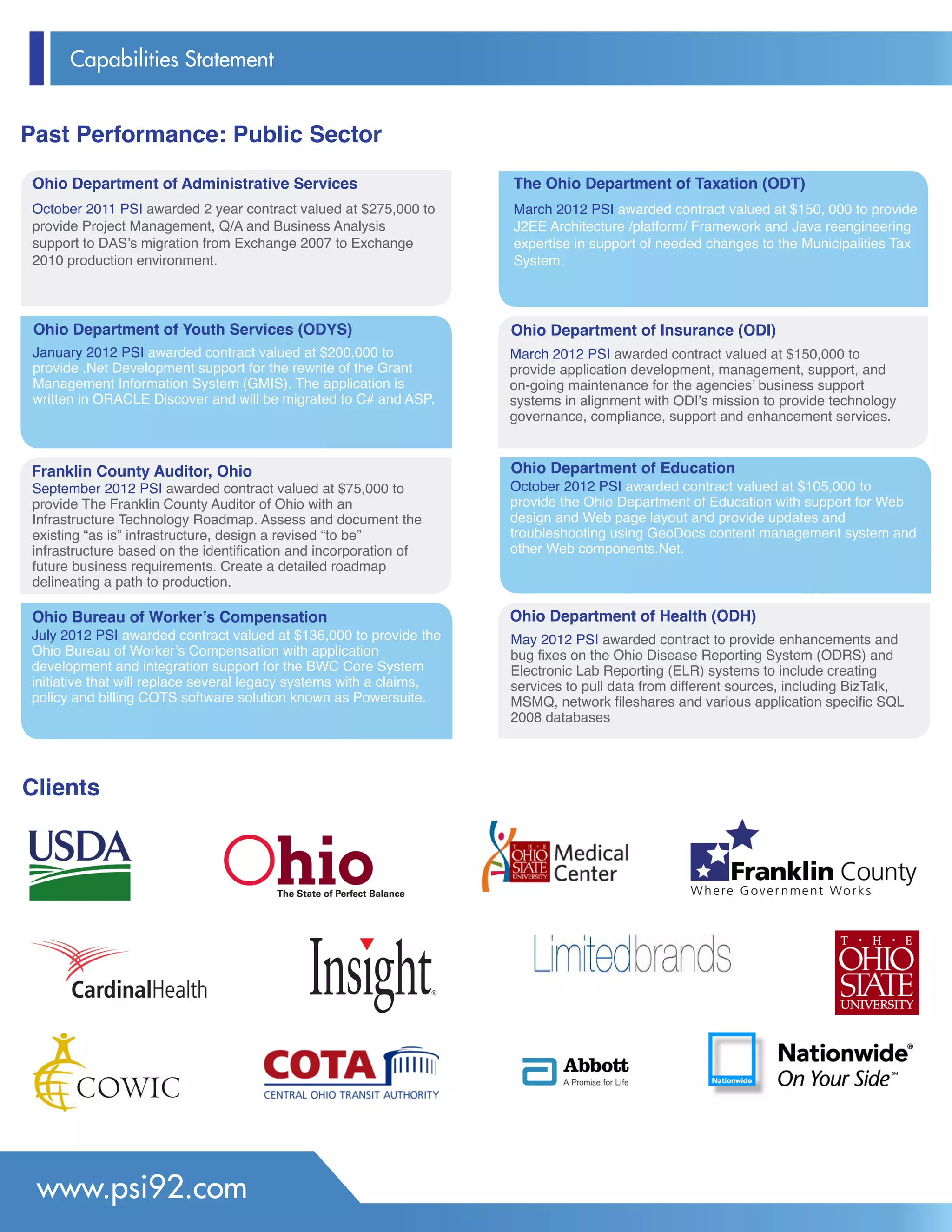 Capabilities Statement | PDF