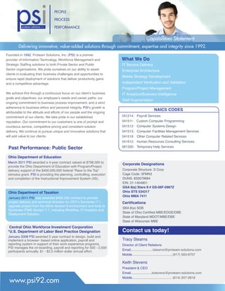 Capabilities Statement | PDF