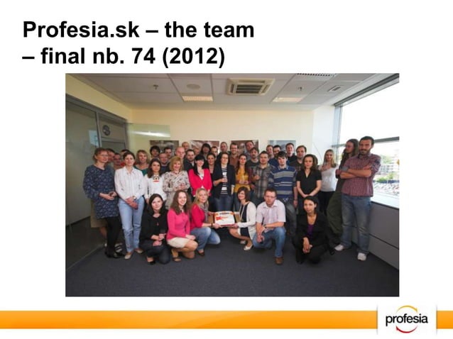 Profesia.sk- the story behind | PPT