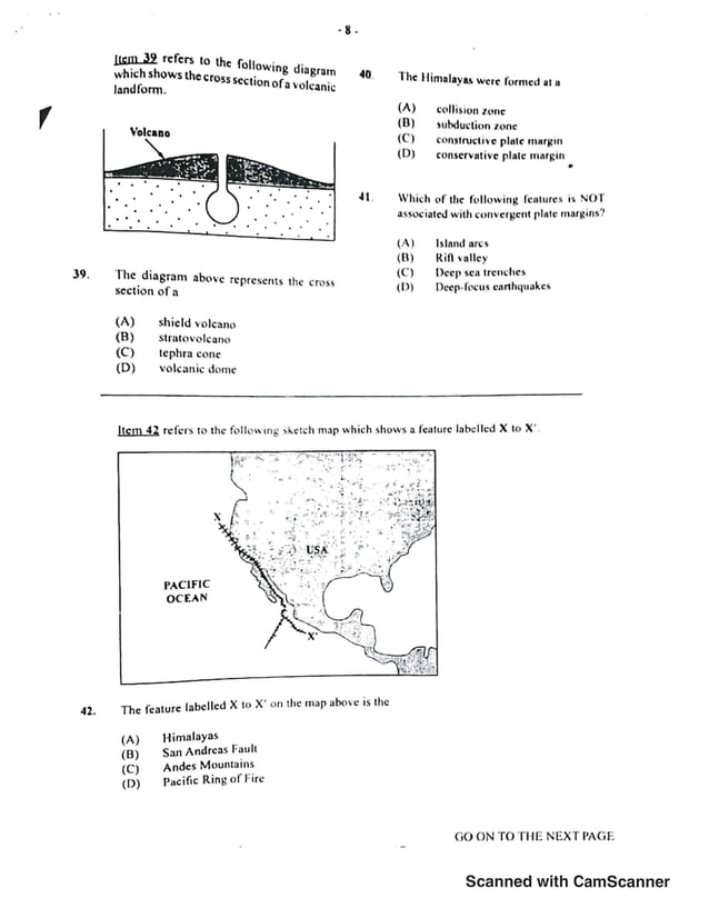 CAPE GEOGRAPHY UNIT 1 PAST PAPER - 2017 | PDF