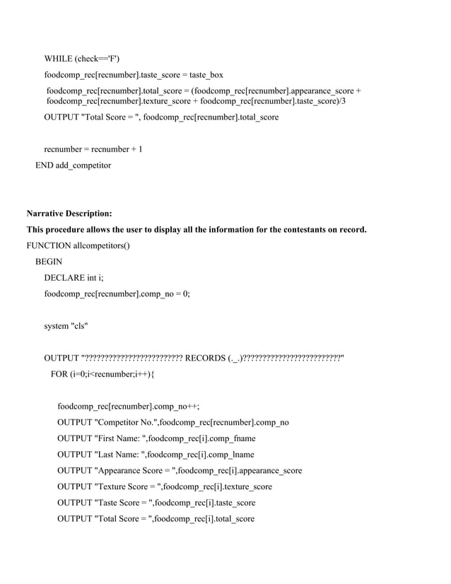 CAPE Unit1 Computer Science IA Sample .pdf | Programming Languages ...