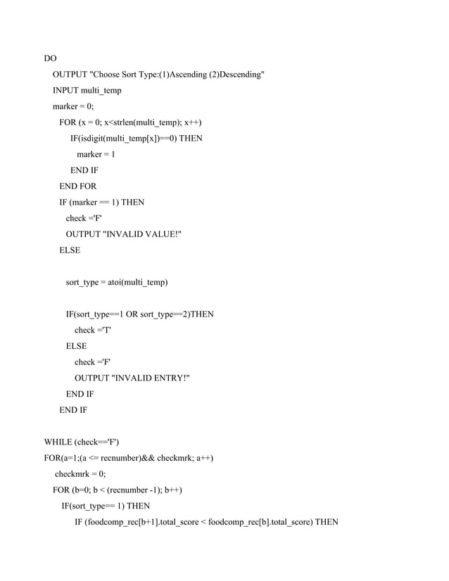 CAPE Unit1 Computer Science IA Sample .pdf | Programming Languages | Computing