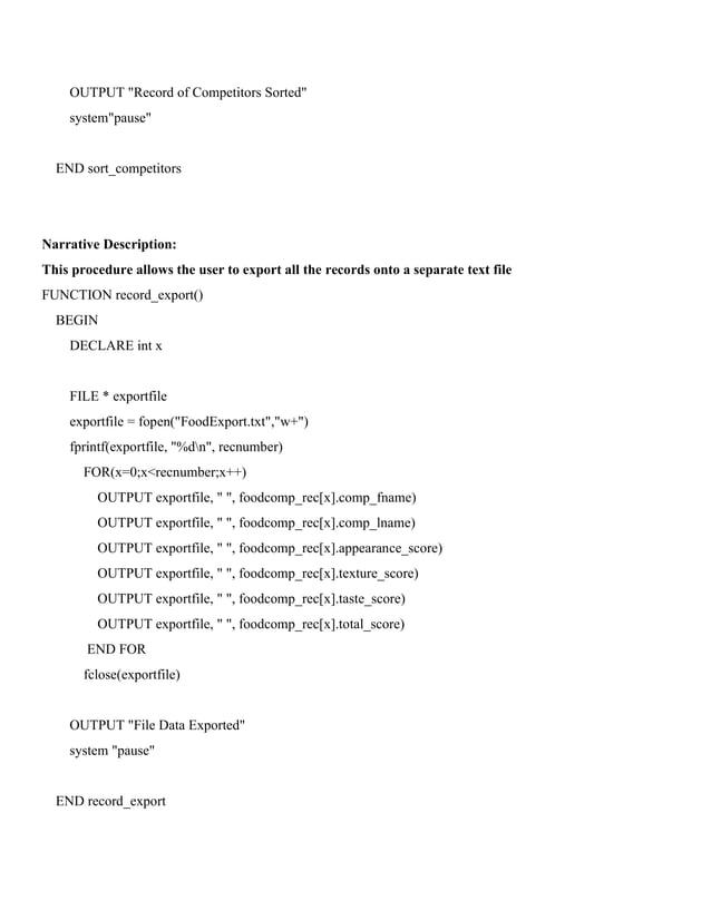 CAPE Unit1 Computer Science IA Sample .pdf | Programming Languages | Computing