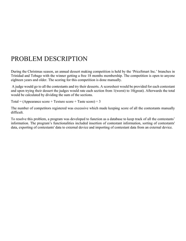 CAPE Unit1 Computer Science IA Sample .pdf | Programming Languages ...