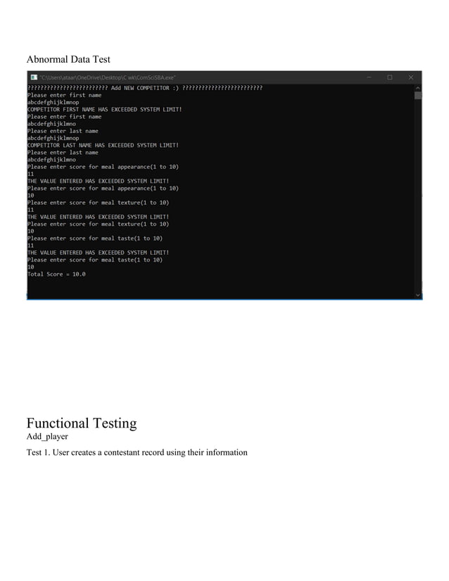 CAPE Unit1 Computer Science IA Sample .pdf | Programming Languages | Computing