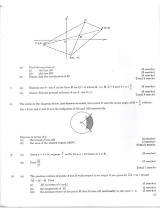 Cape pure math unit 1 past papers | DOCX