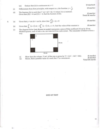 Cape pure math unit 1 past papers | DOCX