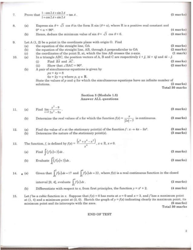 Cape pure math unit 1 past papers