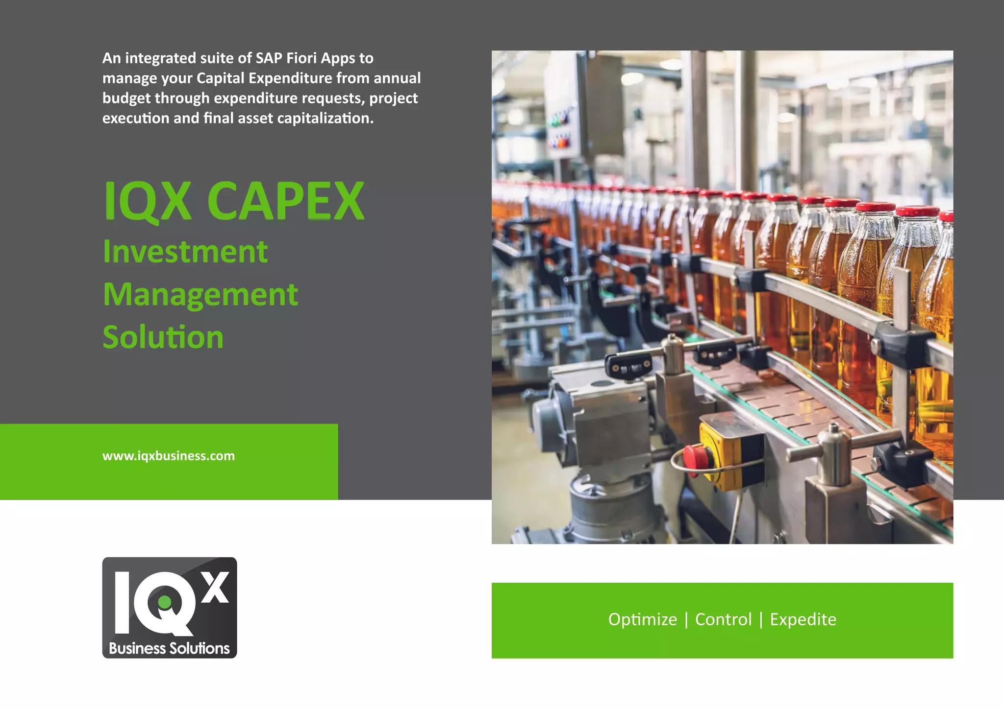 SAP CAPEX Solution: IQX E-Book | PDF
