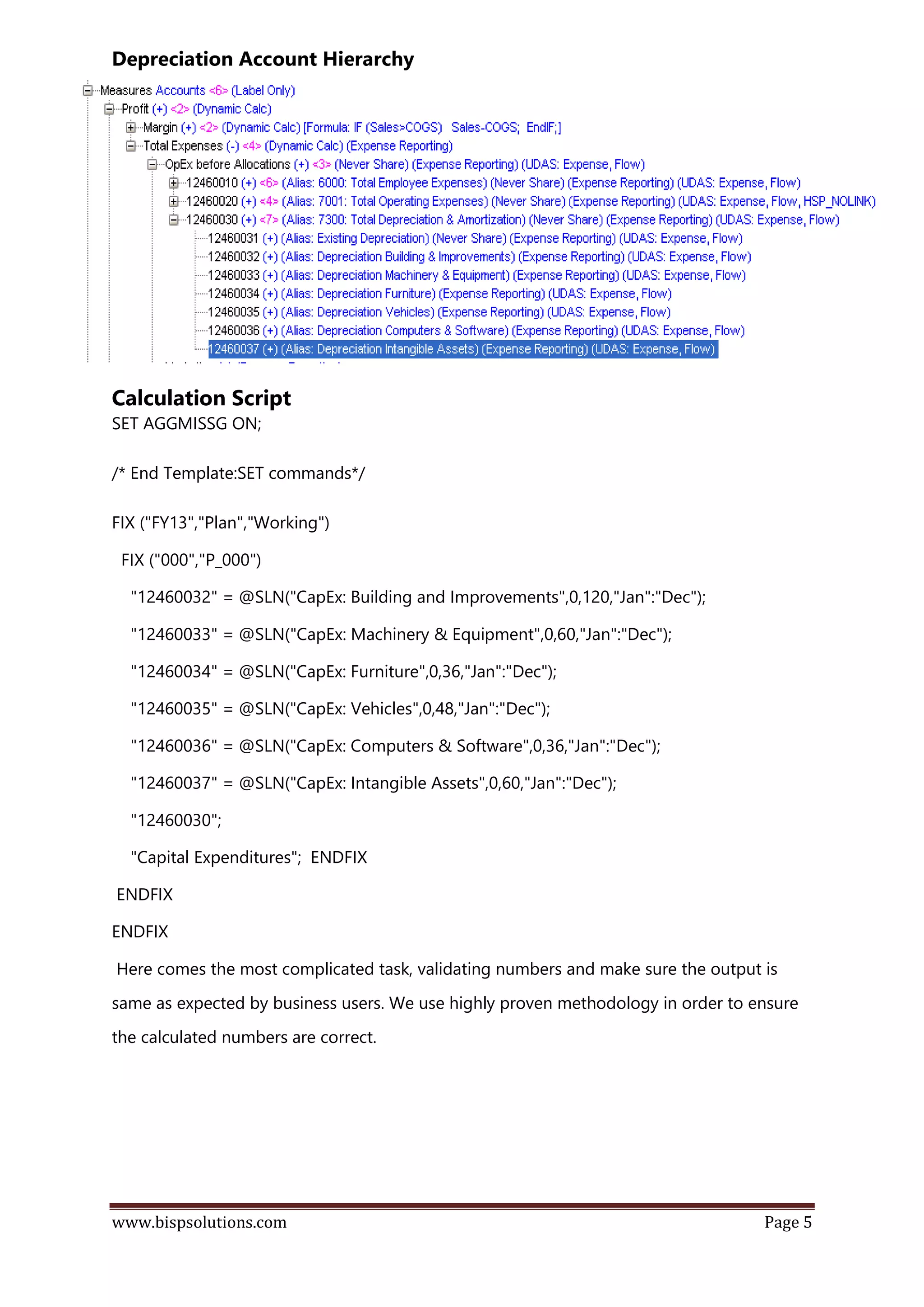 Oracle Pbcs Calculating Depreciation Pdf