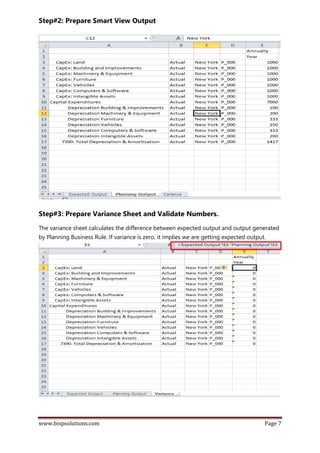 Oracle PBCS Calculating Depreciation | PDF