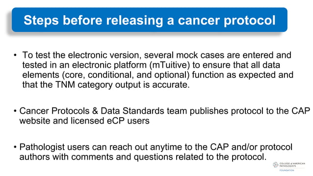 CAP_Foundation_Cancer_Protocols_June2023.pdf | Cancer | Diseases and ...