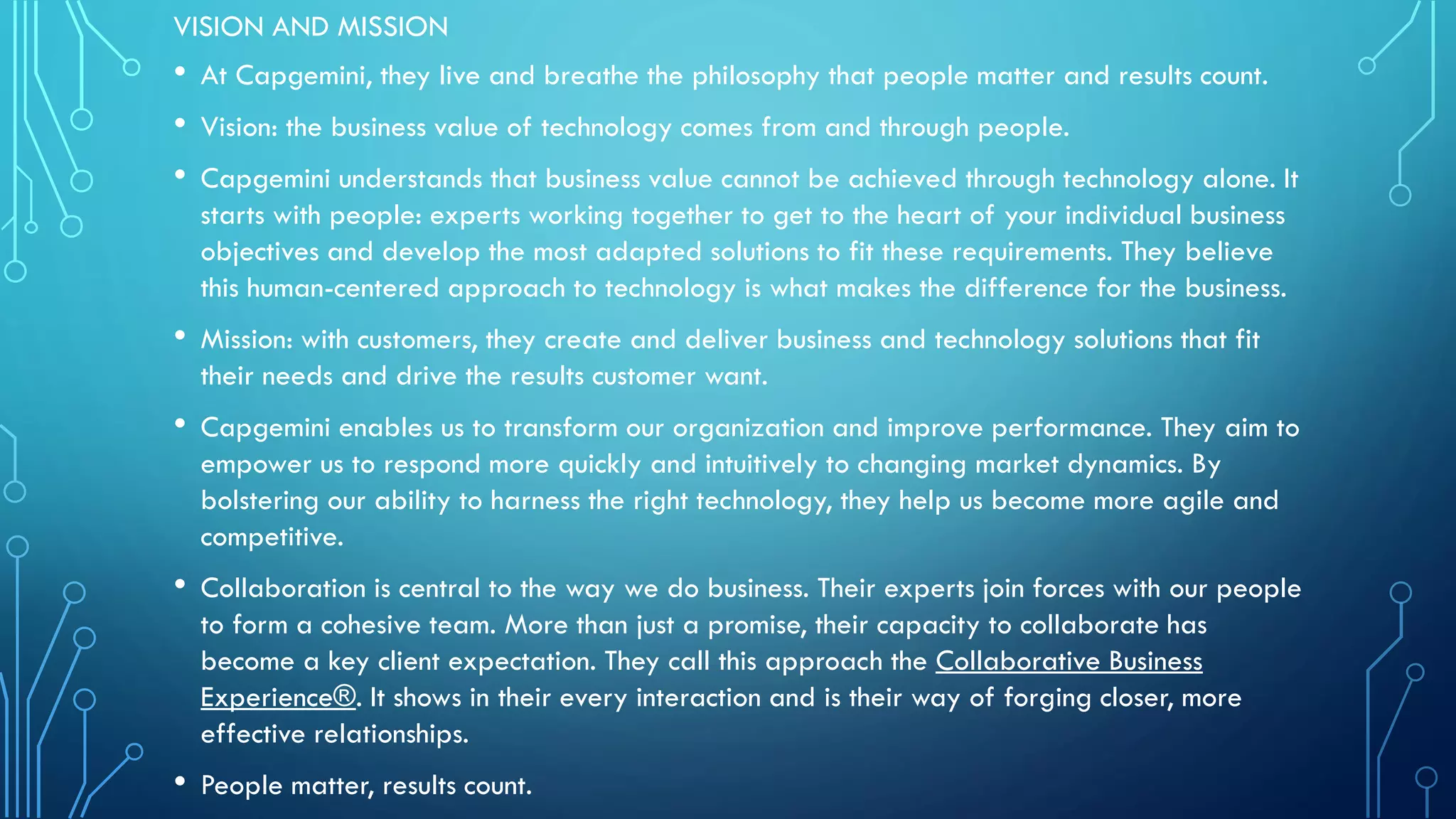 Capgemini - Case Study | PDF