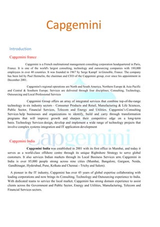 Capgemini | PDF