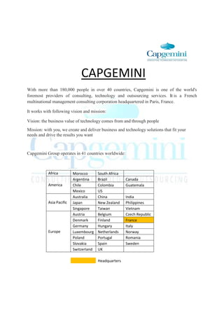 Capgemini | PDF