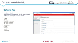 Capgemini oracle live-sql | PPTX