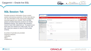 Capgemini oracle live-sql | PPTX