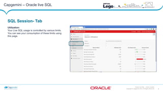 Capgemini oracle live-sql | PPTX