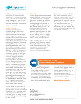 Capgemini ses - smart grid operational services - gis pov (gr) | PDF