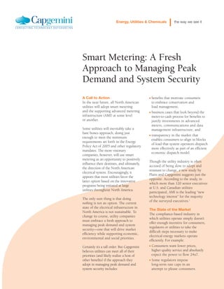 Capgemini ses - smart metering pov 2007 (gr) | PDF