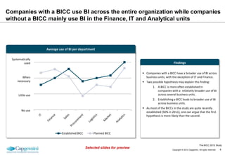 Capgemini bicc study 2012 preview | PPTX