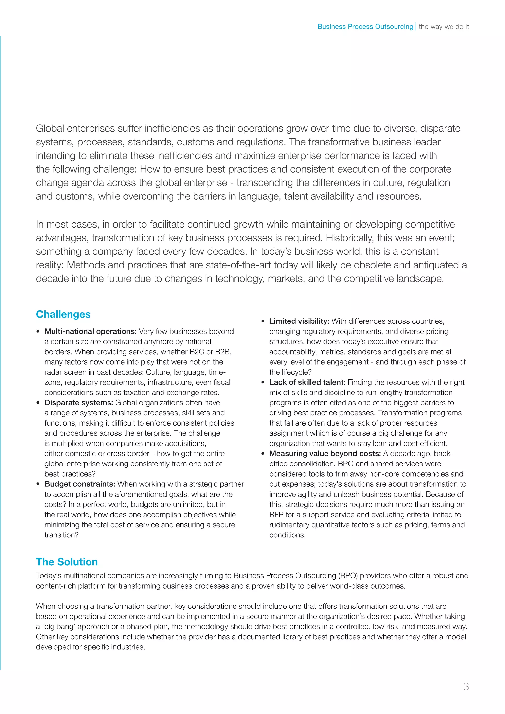 Cap gemini business process transformation to deliver world class ...