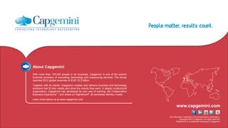 Capgemini Cloud Assessment - A Pathway to Enterprise Cloud Migration | PPTX