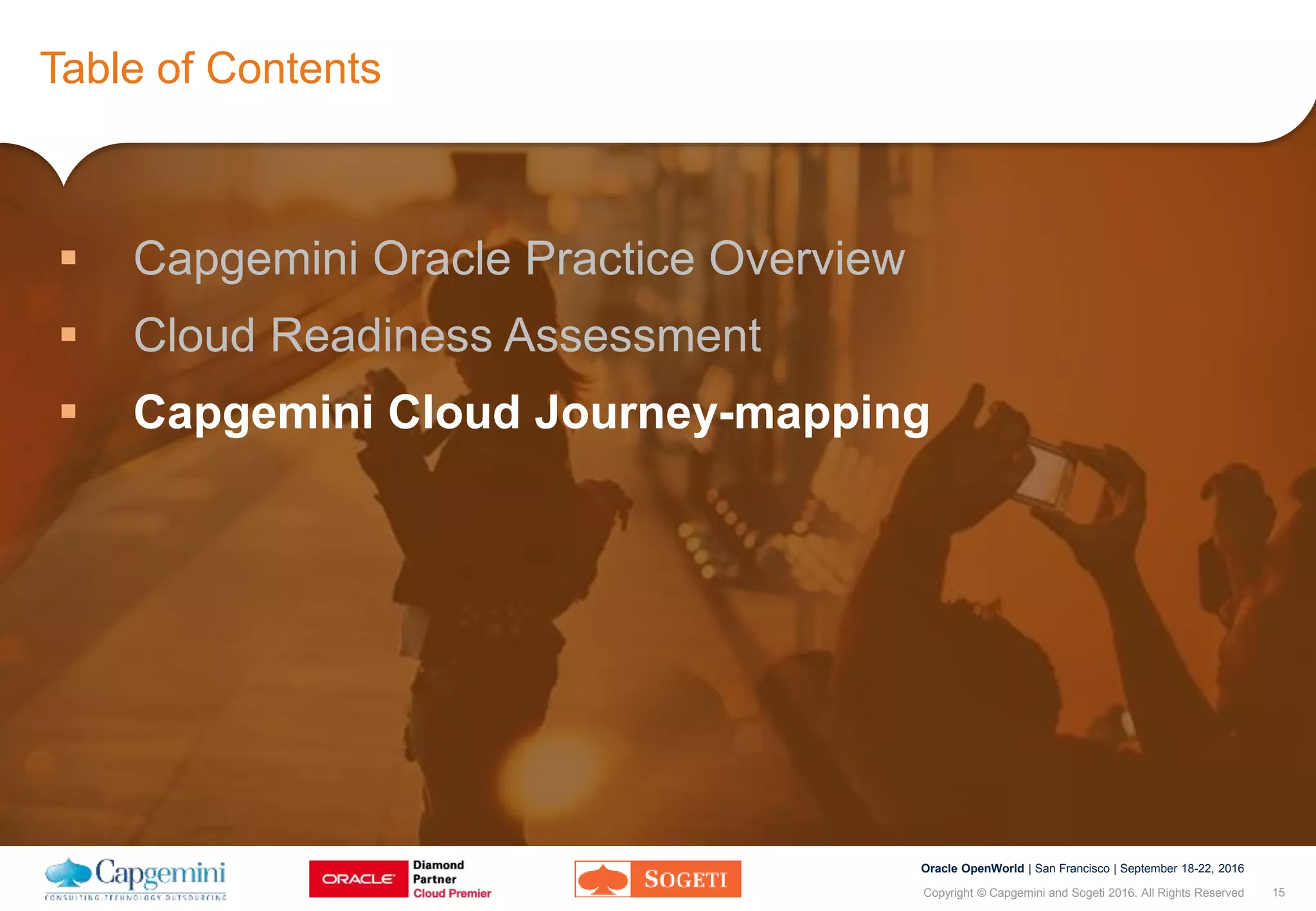 Cloud Journey Roadmap: Capgemini's Cloud Readiness Assessment | PPT