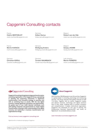 Capgemini Consulting RPA: the next revolution of Corporate Functions | PDF