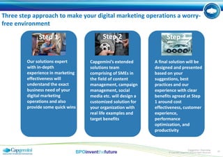 Capgemini Digital Marketing Solutions | PDF