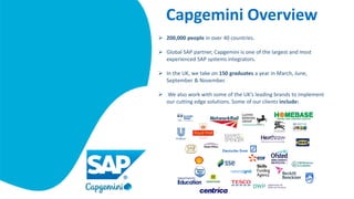 Capgemini Graduate Workshop and Linkedin session | PPTX