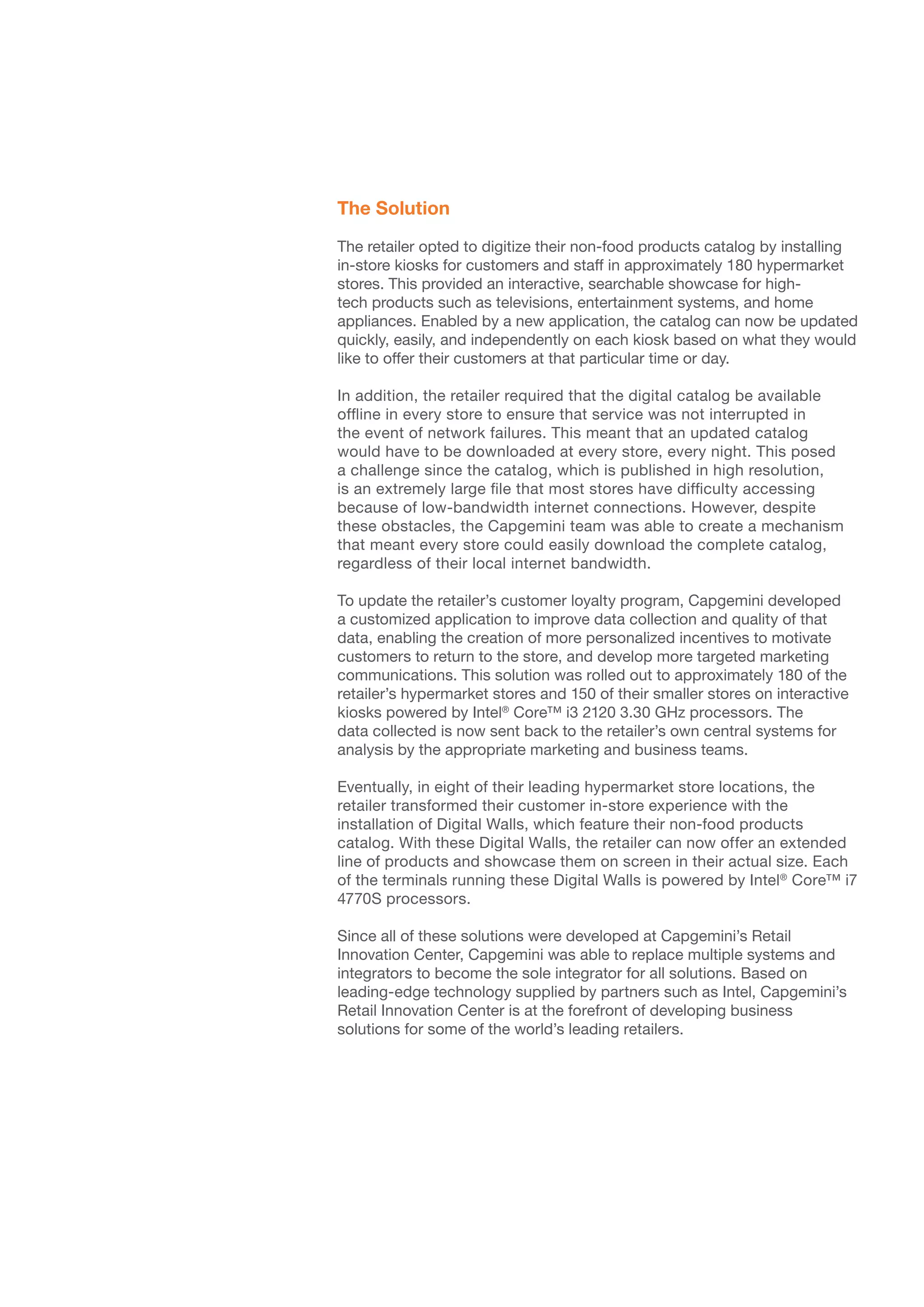 Capgemini Leads Digital Transformation for One of the World's Largest ...