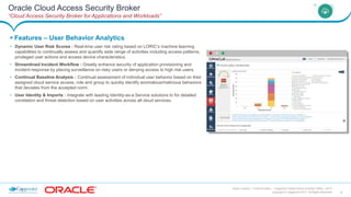 Capgemini Oracle Cloud Access Security Broker | PPT