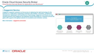 Capgemini Oracle Cloud Access Security Broker | PPT